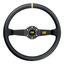 Volant OMP Rally cuir noir sur Oreca-Store