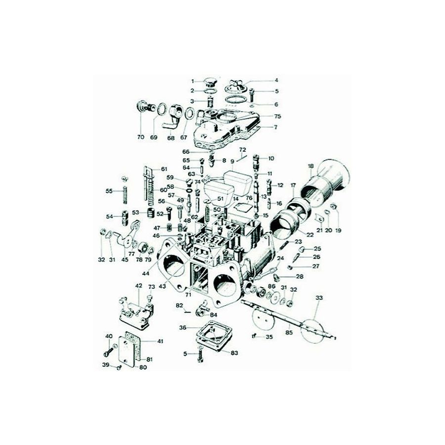 Weber 40 Dcoe Parts View High Performance WEBER 40 DCOE Carburetor