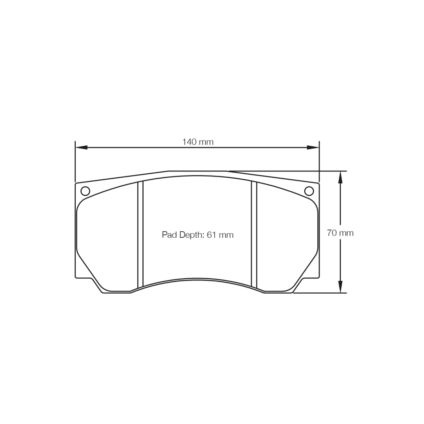 PAGID Brake Pads Shape n°3278 Compound RST1 | ON ORECA Store